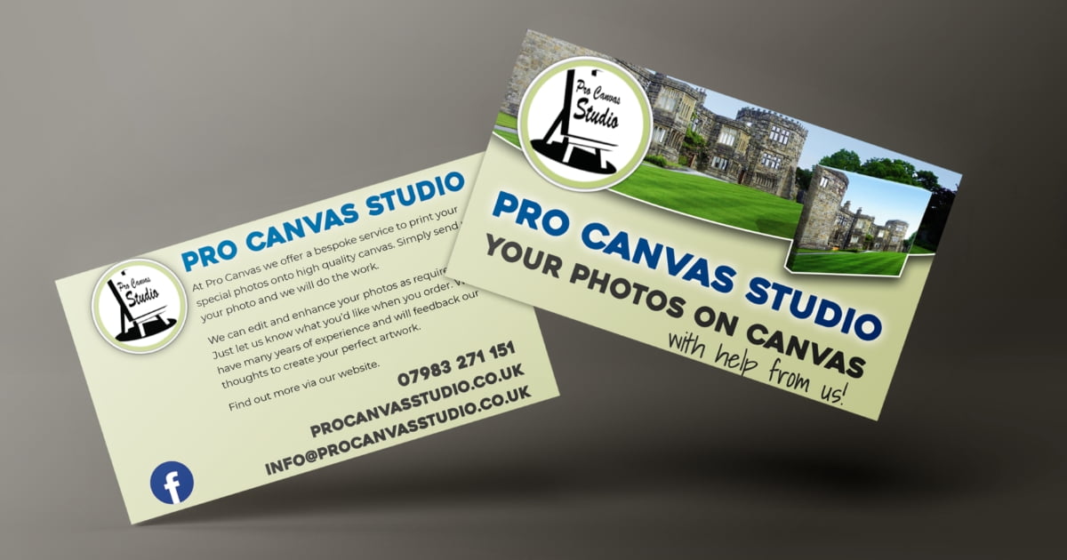 Pro Canvas Business Cards - Graphic Design - Icon Web